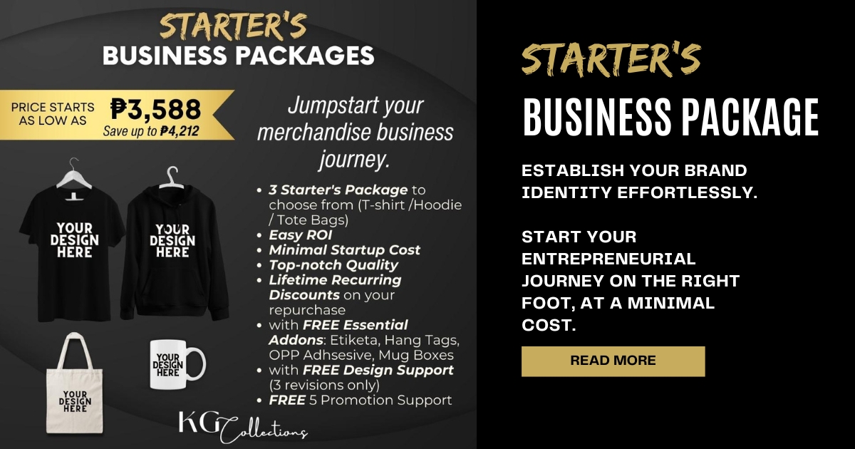 KGC Starters Business Packages | 3 IMPROVED Starters Merch Business ...