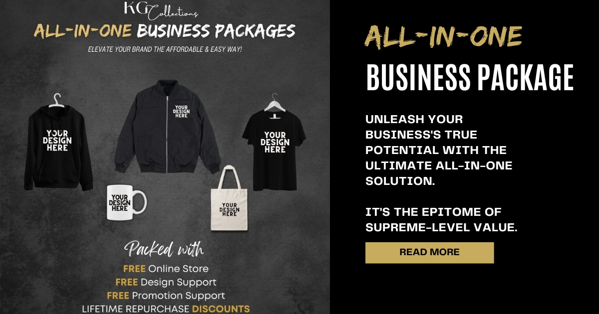 KGC All-in-One Business Packages | 3 IMPROVED All-in-One Merch Business ...